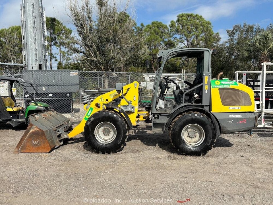 2019 Wacker Neuson WL52 Wheel Loader Tractor Hyd Q/C Aux Hyd bidadoo ...