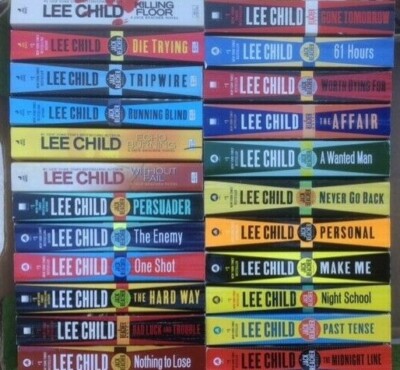 JACK REACHER Series 1-28 set LEE CHILD PB 28 paperback lot | eBay