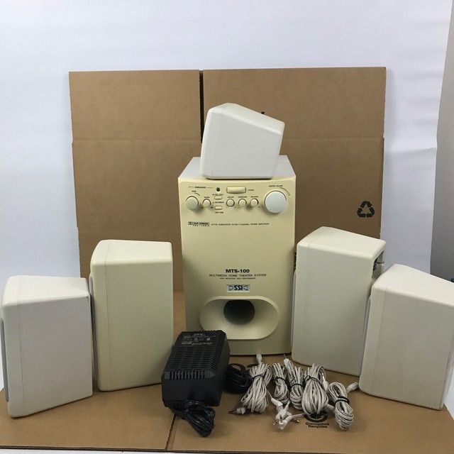 SSI Multimedia Home Theater Speaker System Model MTS-100 / MTF-12 5.1 1 ...