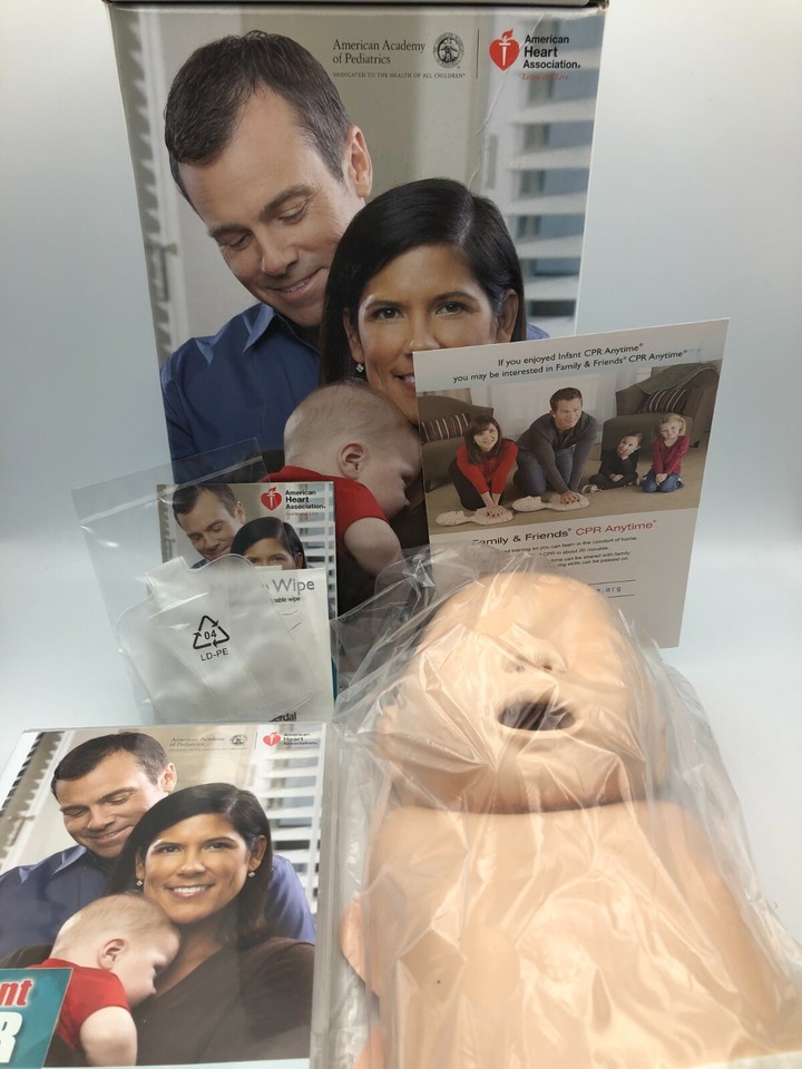 Infant CPR Training Kit Baby Manikin Bilingual DVD Practice Skills 2011 ...