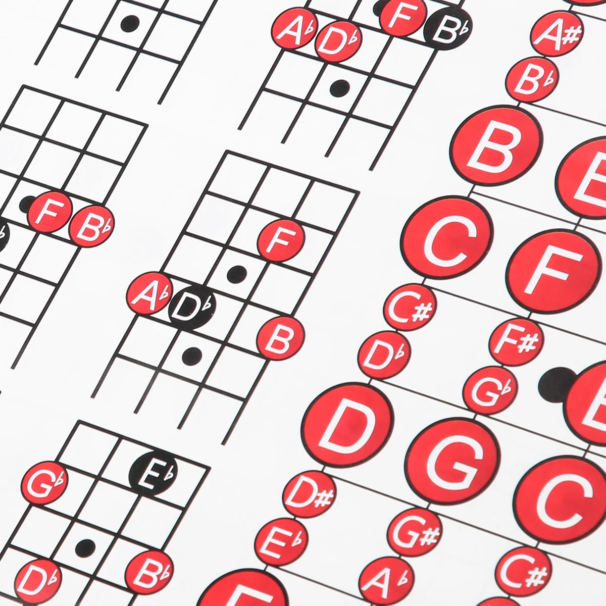 4 String Bass Guitar Chord Chart