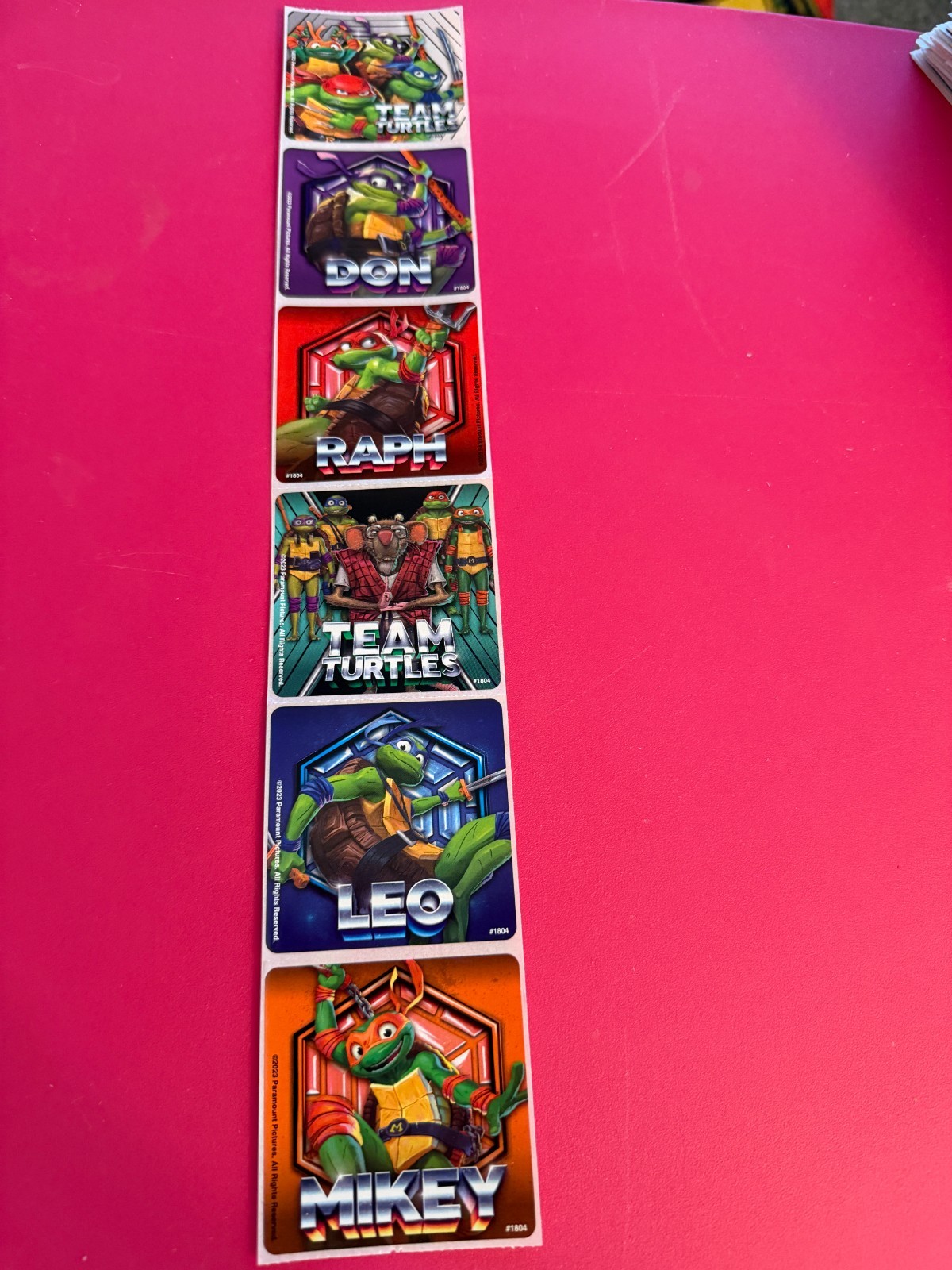 STICKER SHEET: Teenage Mutant Ninja Turtles TMNT Foot Clan | eBay