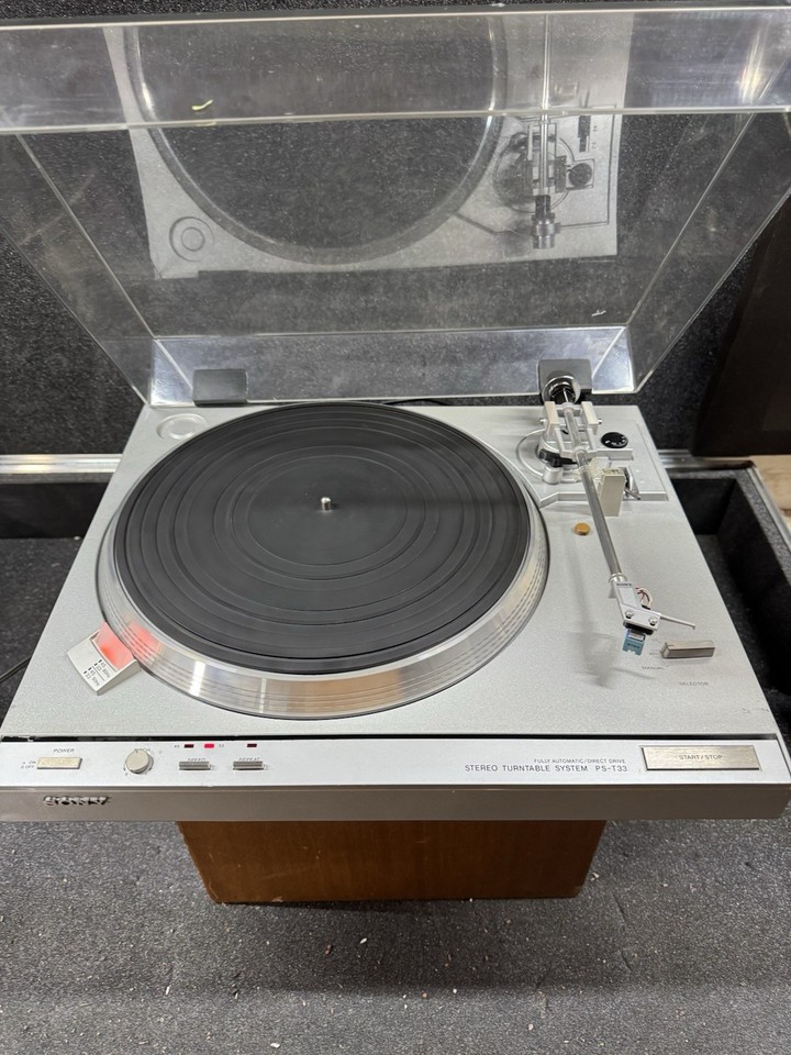 Sony Stereo Turntable System PS-T33 Vintage Record Player HIFI 80s | eBay