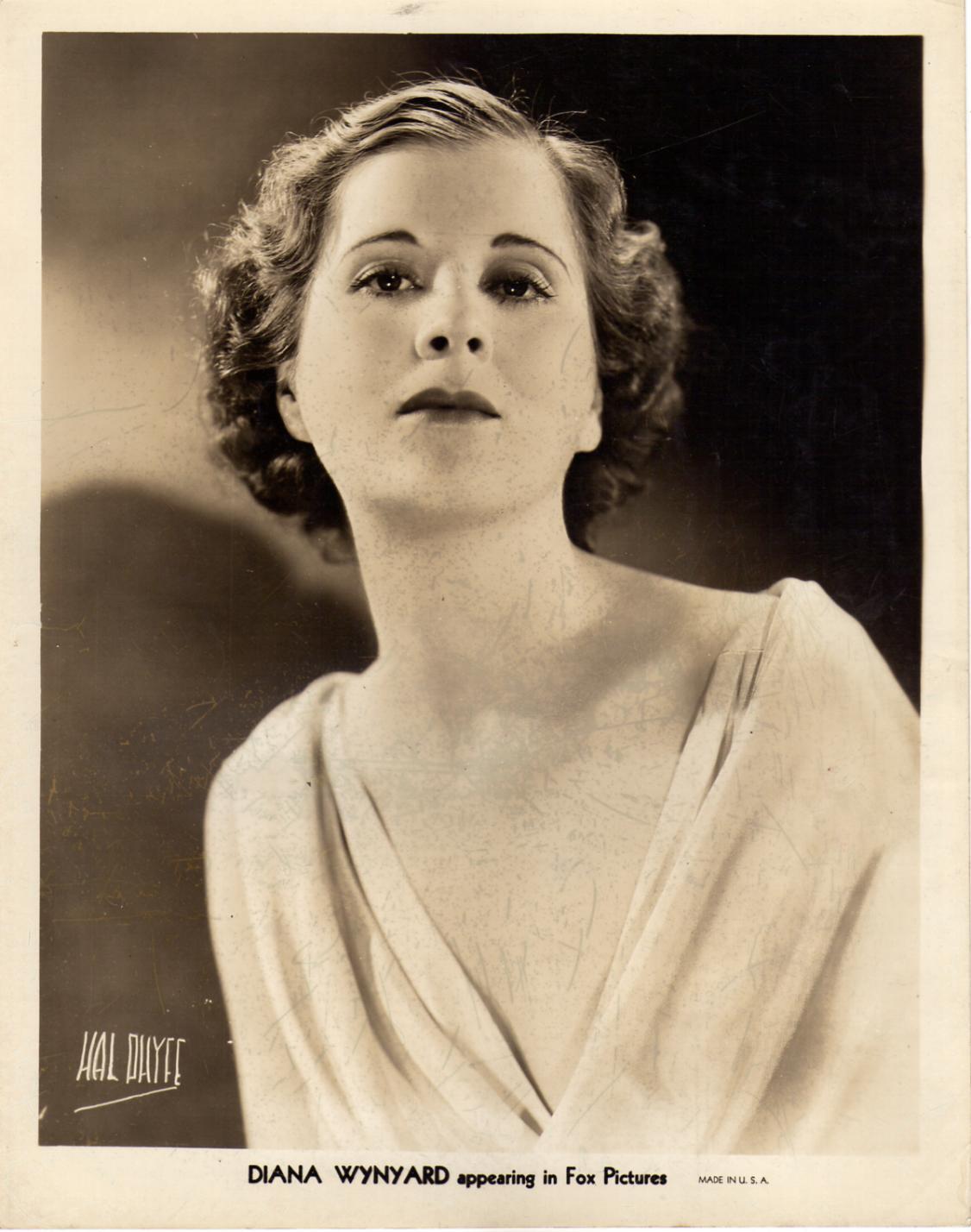 Great Portrait DIANA WYNYARD, photo by Hal Phyfe ,f14629 | eBay