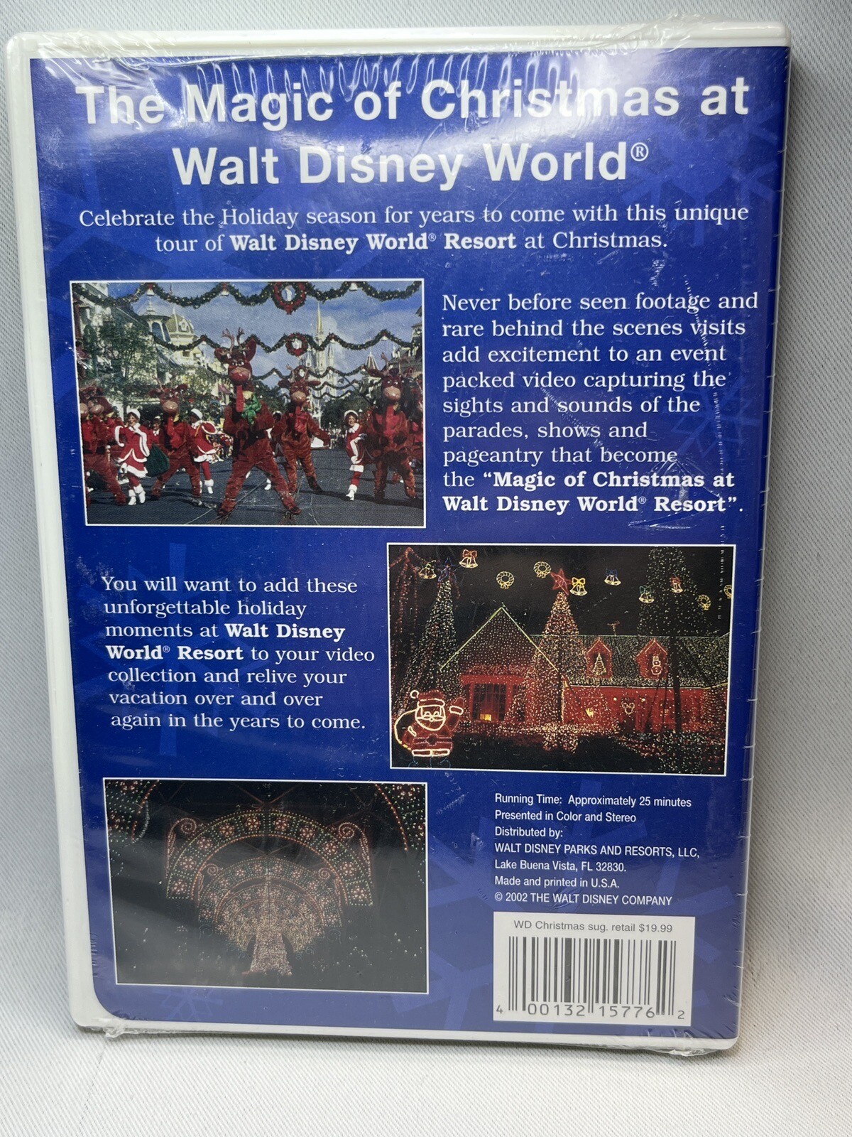 The Magic of Christmas at Walt Disney World (DVD, 2002) Rare & Out Of ...