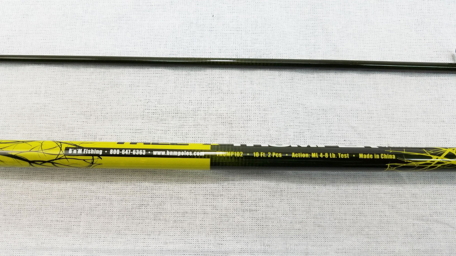 BnM TREE THUMPER CRAPPIE ROD 10', THUMP102, B&M CRAPPIE POLE NEW FOR ...