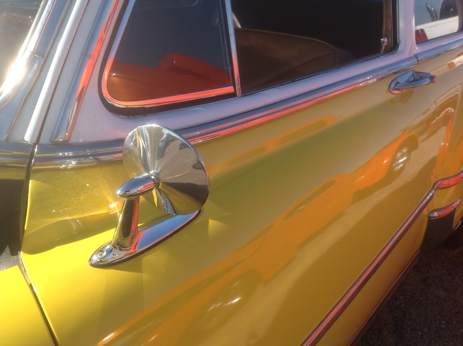 1949 1950 1951 1952 1953 1954 Chevrolet rear view mirrors Pair (2) Bel ...