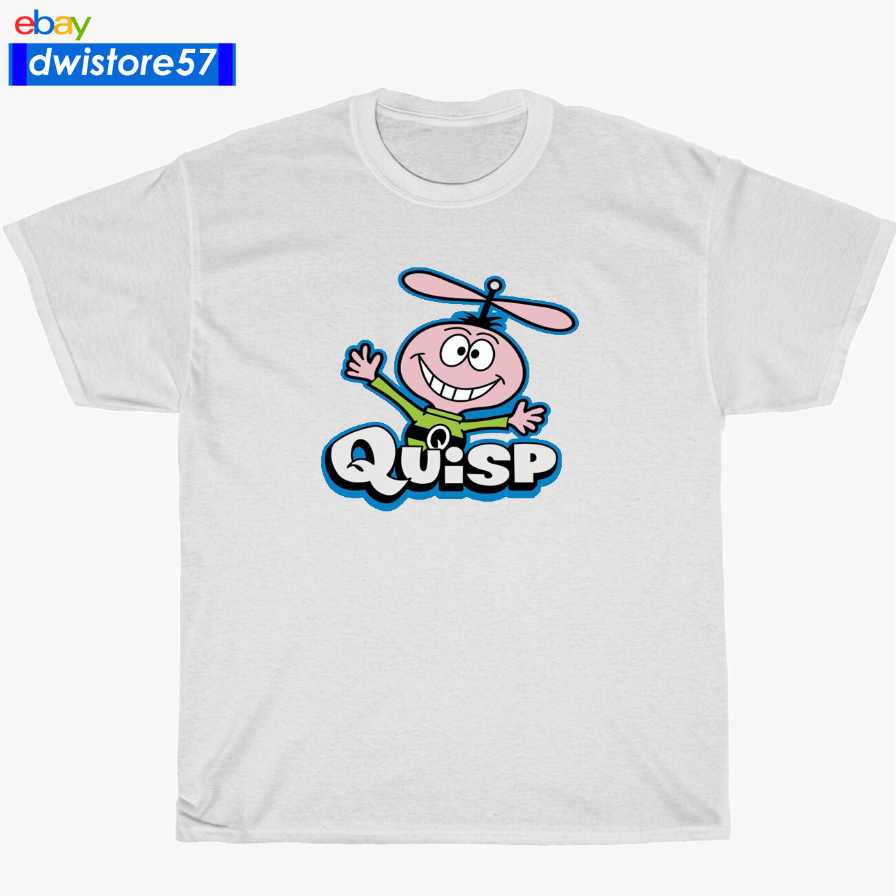 New Quisp Cereal T-Shirt Logo Many Colors S to 5XL Made In USA | eBay