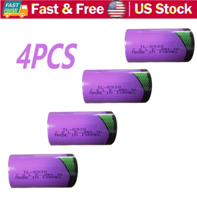 4PCS TL-5930 Replacement Battery for Tadiran TL-5930 3.6V 19000mAh ...