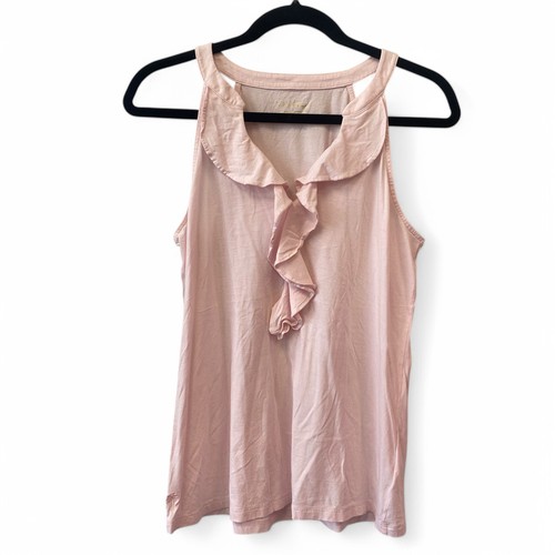 Lilly Pulitzer Pink Ruffle Tank Top - Size M | eBay