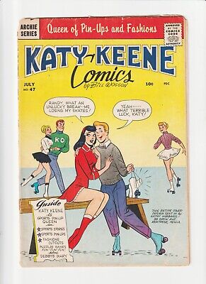 Katy Keene #47 Queen of Pin-Ups Paper Dolls ~Archie Comics 1959 ICE SKATING CV | eBay