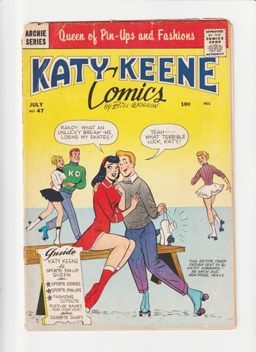 Katy Keene #47 Queen of Pin-Ups Paper Dolls ~Archie Comics 1959 ICE ...