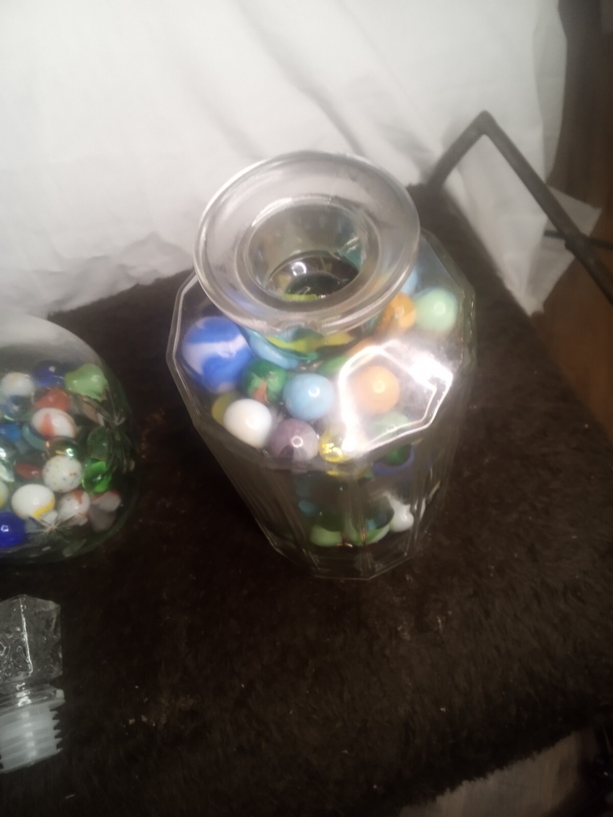 Jar Full of Old Marbles Unsorted Very Clean Beautiful Color Assortment ...