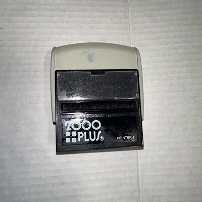 2000 Plus Printer 4 Custom Message Stamp Self-Inking Printer 1-1/4" x 2 ...