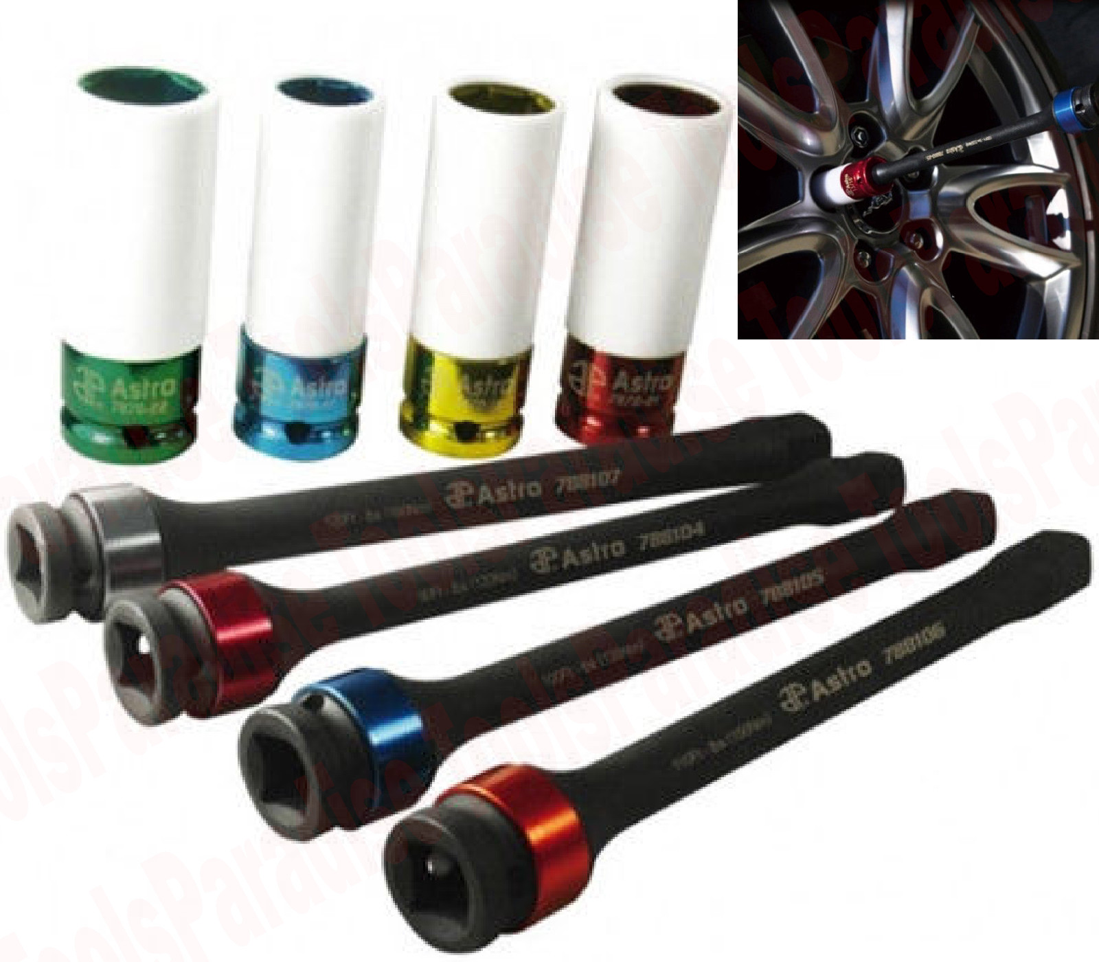 Wheel Rim Lug Nut LIMITING Extension Bar TORQUE LIMITER with IMPACT ...