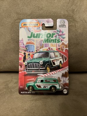 Matchbox Junior Mints Austin Mini Van Candy Series 5/6 HVV80 1:64 Scale ...