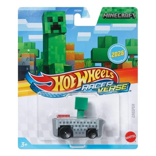 Hot Wheels RacerVerse Minecraft Creeper | eBay