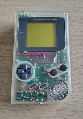 Nintendo Gameboy Clear Transparent Play It Loud! Edition DMG-01 ...