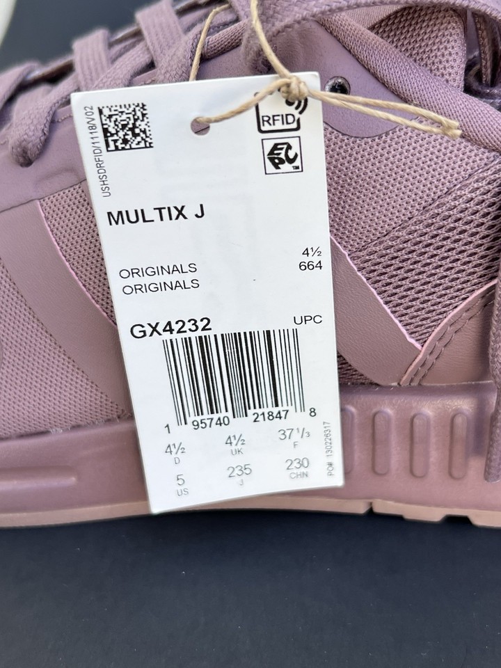 Adidas Originals Multix Sneaker Purple (Dark Mauve) Kids Size 5 US Size NWB | eBay