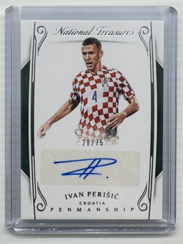 Ivan Perisic 2018 National Treasures #28 Platinum /1 Price Guide ...