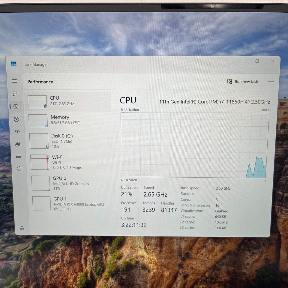 Dell Precision 5760 17" i7-11850H 2.5GHz 32GB RAM 512GB SSD | eBay
