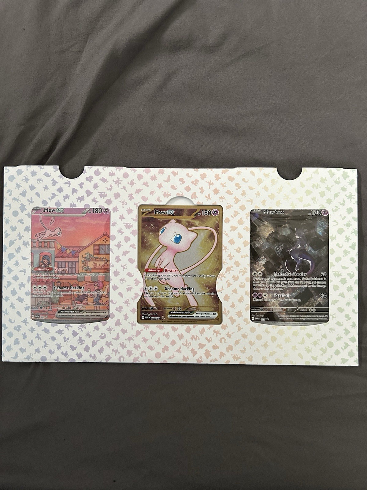 Pokemon TCG 151 UPC Promo Set Mew 053, Mewtwo 052, Metal Mew 205 New ...
