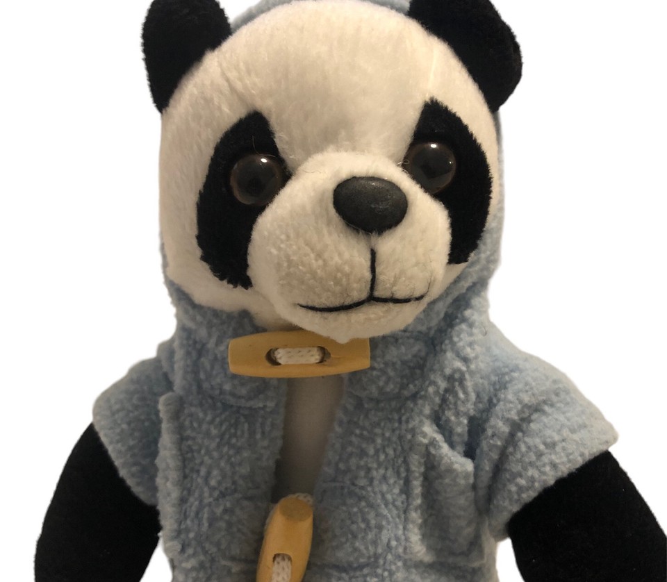 Vintage Kuddle Me Toys Play Pets Plush Stuffed Animal Polar Bear Blue ...