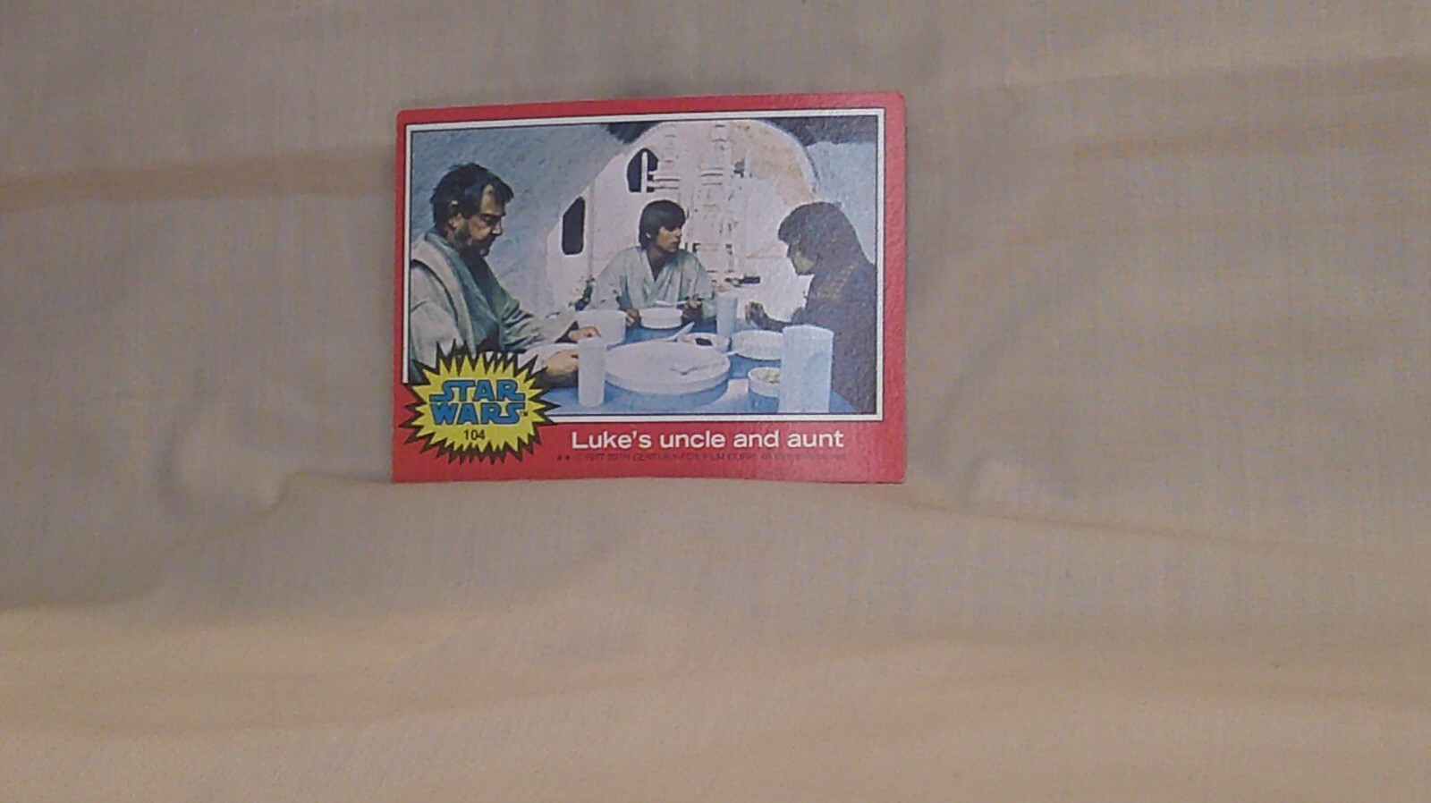 Lukes's uncle and aunt, Star Wars 1977 Topps # 104 Series 2 | eBay
