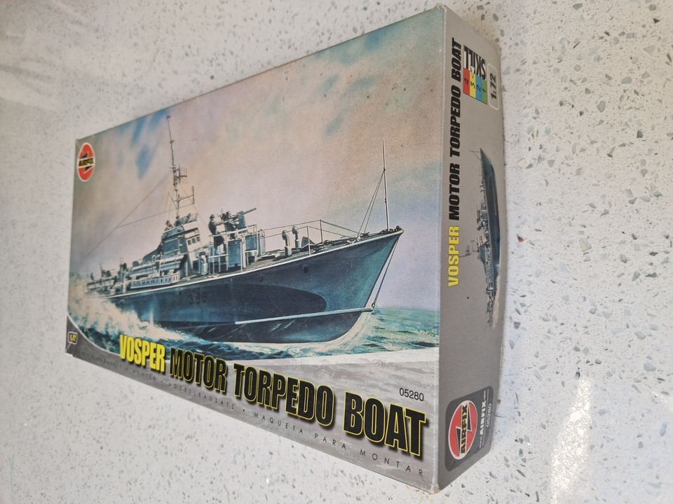 1/72 AIRFIX 05280 - WWII ROYAL NAVY MTB VOSPER MOTOR TORPEDO BOAT - NEW ...