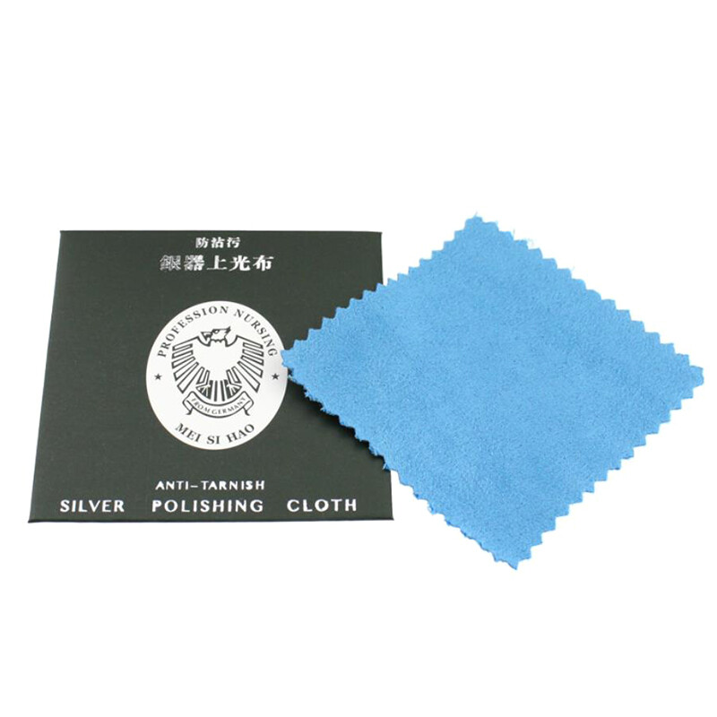 10PCS Silver Polishing Cloth Cleaner Jewelry Cleaning Cloth Anti ...