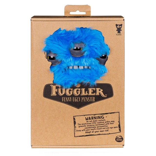 Fuggler Annoyed Alien Blue With 3 Eyes Spin Master Funny Ugly Monster ...