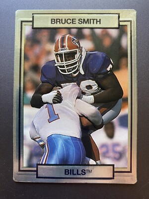 1990 Hi Pro Action Packed, Bruce Smith, HOF, #19 Buffalo Bills, (HUCK’S ...