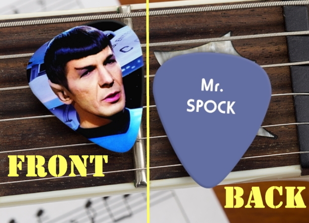 Set of 3 Star Trek TOS Mr. Spock premium Promo Guitar Pick Pic | eBay