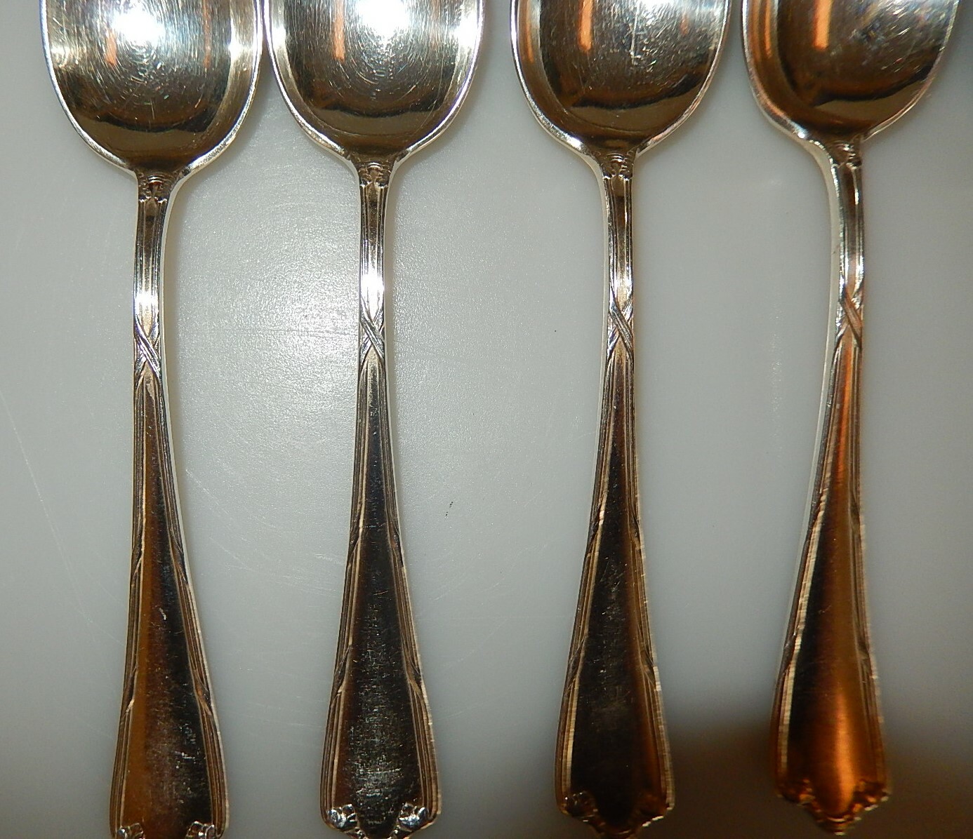 German Silver Plate Demitasse Spoons Set of 6 Mark W60 | eBay