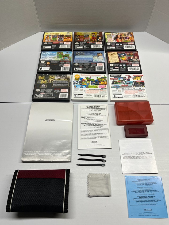 Vintage Nintendo DS And Nintendo 3DS Games And Accessories - Mixed Lot ...