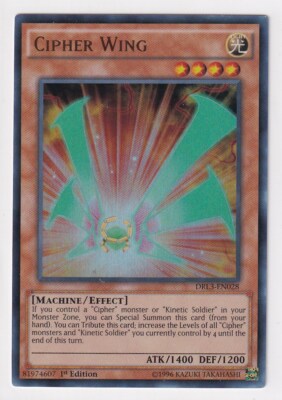 YUGIOH! CIPHER WING - ULTRA RARE 1ST EDITION - DRL3-EN028 LP+ | eBay
