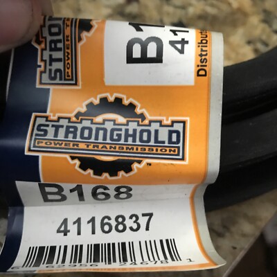 B168 Vbelt | 171"" Outside Length, 21/32"" Top Width, 13/32"" Thick V ...