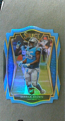 2020 Panini Select Premier Level Light Blue Die-Cut Prizm #187 Derrick ...