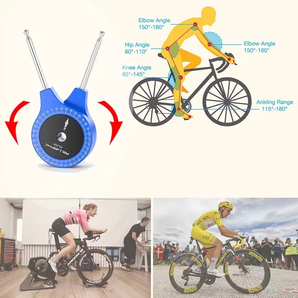 Bicycle Angle Finder Protractor Goniometer Saddle Measure Angular ...