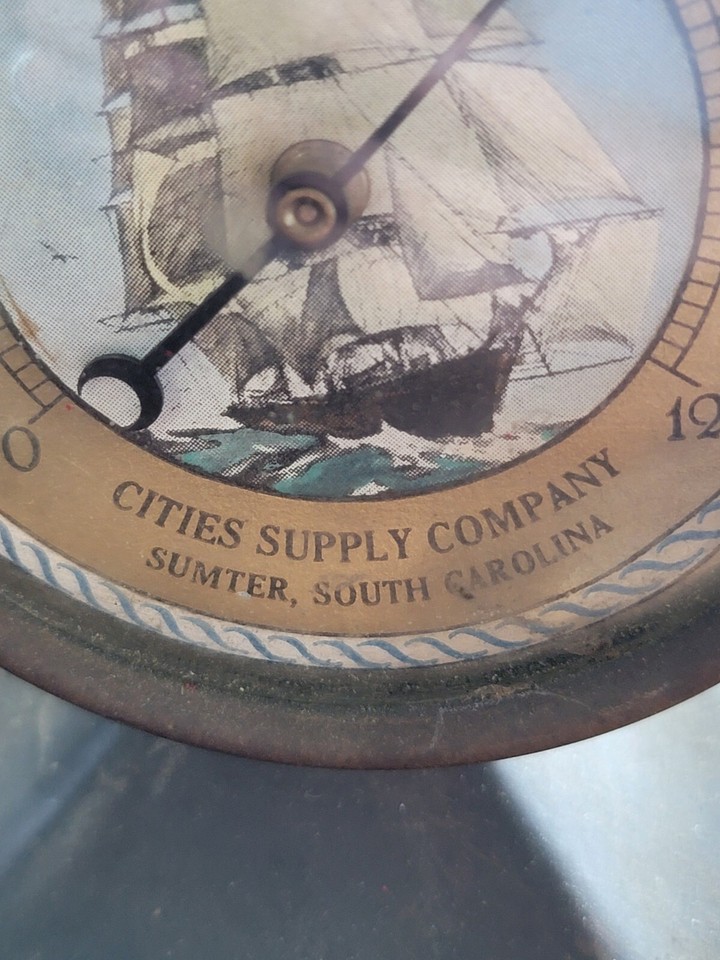 Vintage Cities Supply Co Sumter South Carolina thermometer Souvenir SC ...