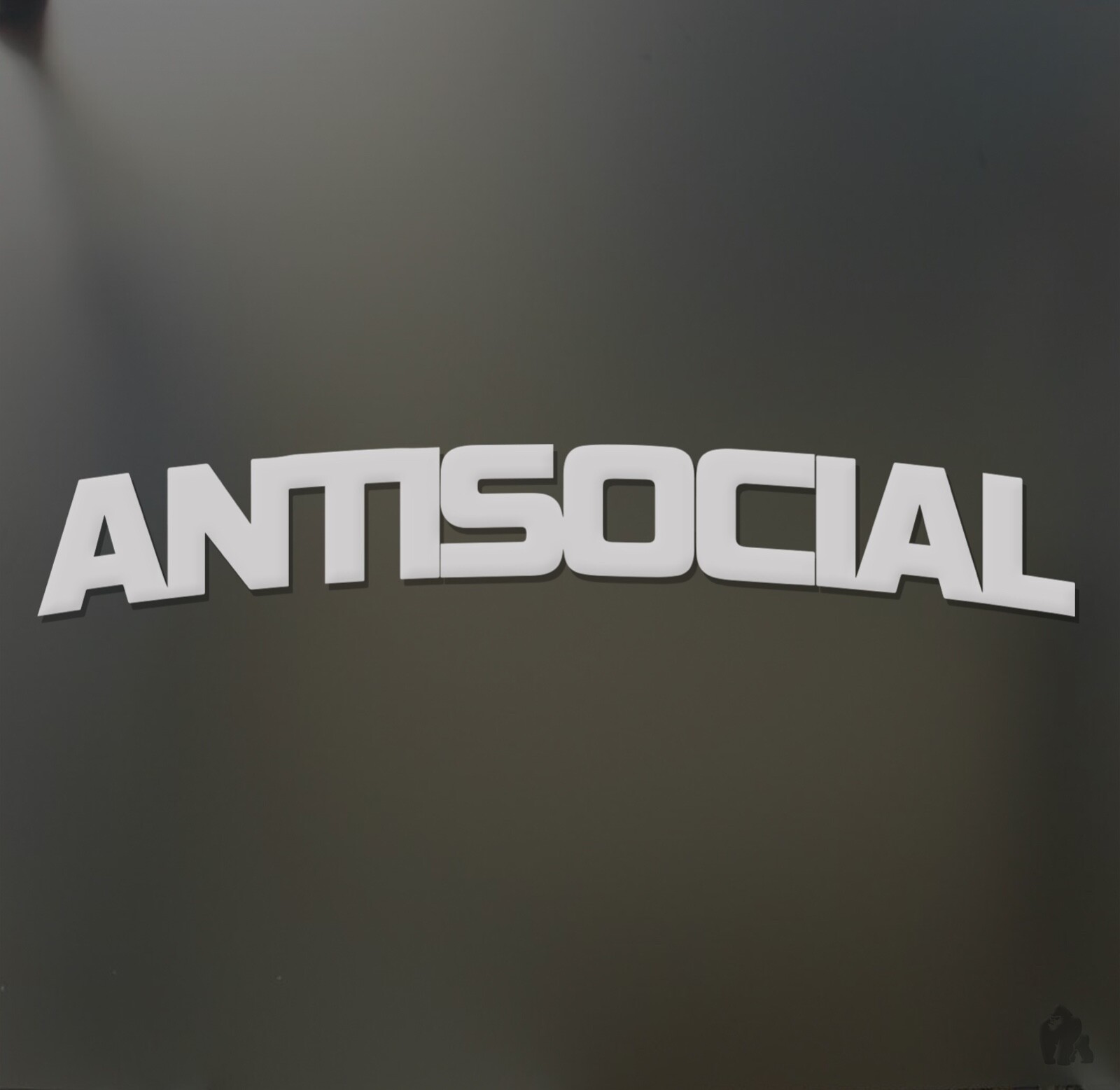 anti social antisocial sticker racing Honda JDM Funny drift car window ...