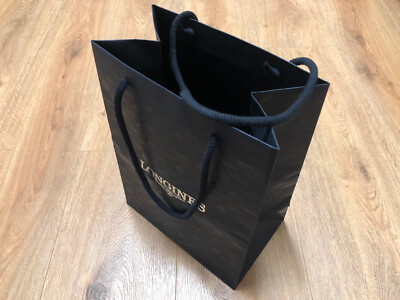 Longines - Paper Bag - Blue - 30.5 X 22.5 X 14 Cm | eBay