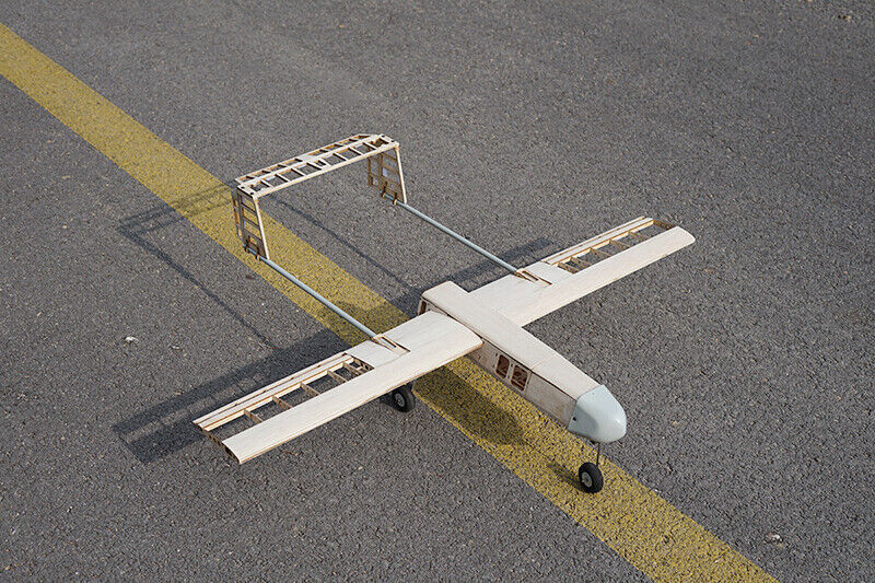 101cm DIY Assemble Viper-7 UAV FPV Wood Plane Airplane Kit Wingspan ...
