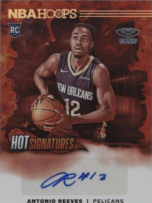2024-25 Panini Nba Hoops - Hot Signatures Rookies Antonio Reeves #HSR ...