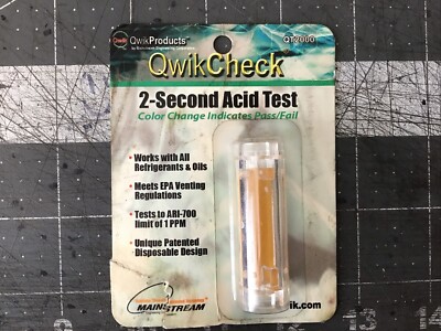 QT2000 Qwik-Check 2 Second Acid Test Kit Quick-Check for Refrigerants ...