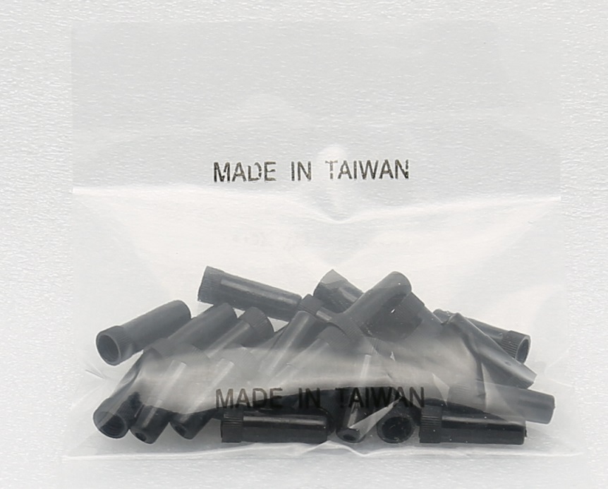 25 BICYCLE PLASTIC BRAKE CABLE HOUSING FERRULES CAPS 5MM NEW BLACK | eBay