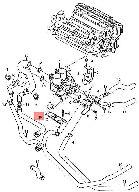 Genuine AUDI A8 S8 quattro 4E2 4E8 Heating Hose 4E0819373AB | eBay