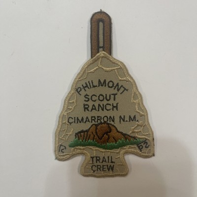 BSA PHILMONT RARE TRAIL CREW MINT ARROWHEAD PATCH WITHOUT RED ARROW ...