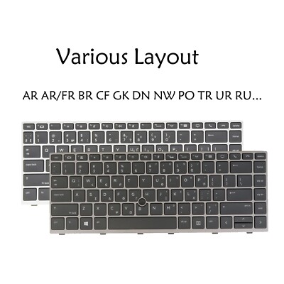 Backlit Keyboard for HP ZBook 14u G5 G6 Elitebook 745 G5 G6, 840 G5 G6 ...