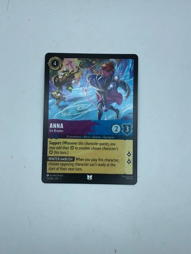 Disney Lorcana Archazia's Island Uncommon - 72/204 Anna Ice Breaker Non ...